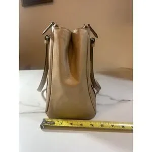 Coach | Bags | Coach Taylor Tote Gold Saffiano Leather Triple ...